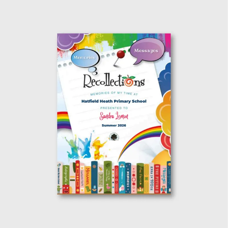 Personalised Recollection Book - A5 Personalised Recollection Book - A5